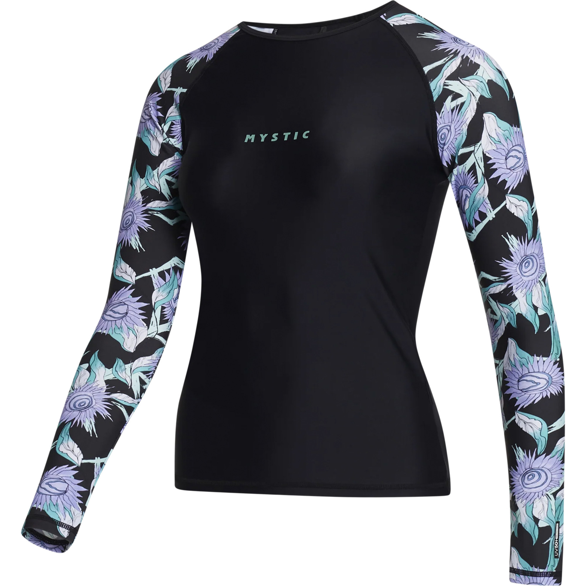 2023 Mystic Womens Jayde Long Sleeve Rash Vest 35001 230159 - Black - Wetsuits - | Wetsuit Outlet